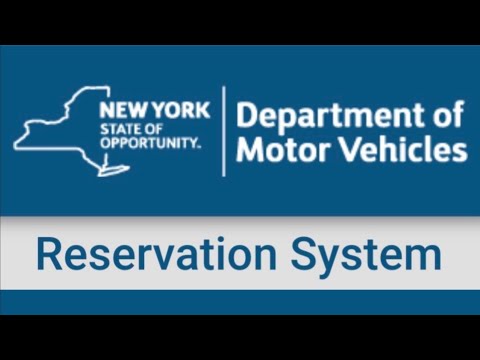 New York State DMV Reservation System Online Appointment Booking Video Tutorial - October 7, 2024