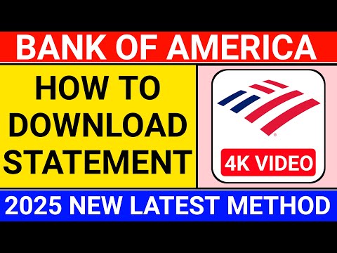how to download bank of america statement | How to get Bank statement from Bank of America app