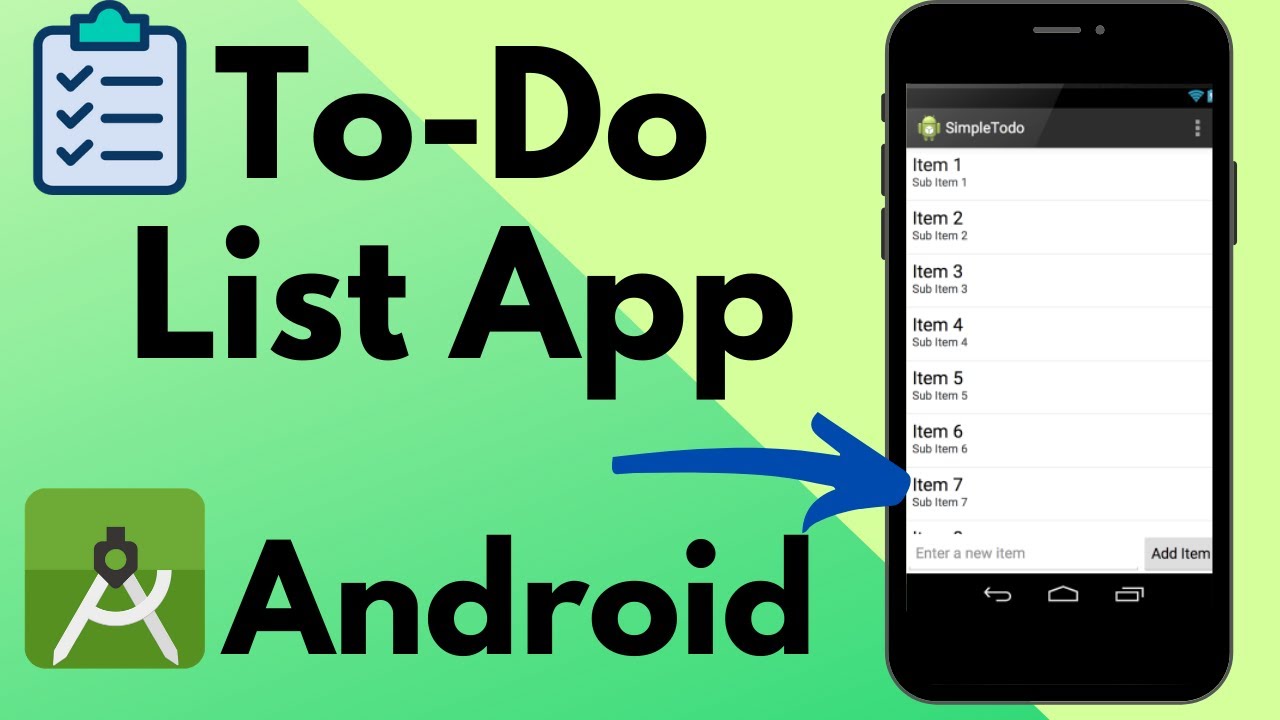 Build A To-Do List App in Android Studio | Beginner's Guide