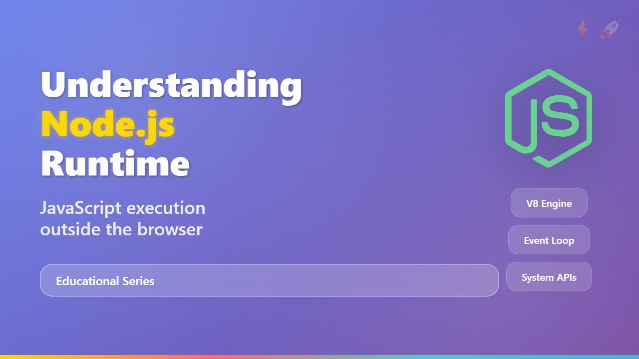 🚀 Node.js Runtime Explained: Beginner's Guide to V8 & Event Loop