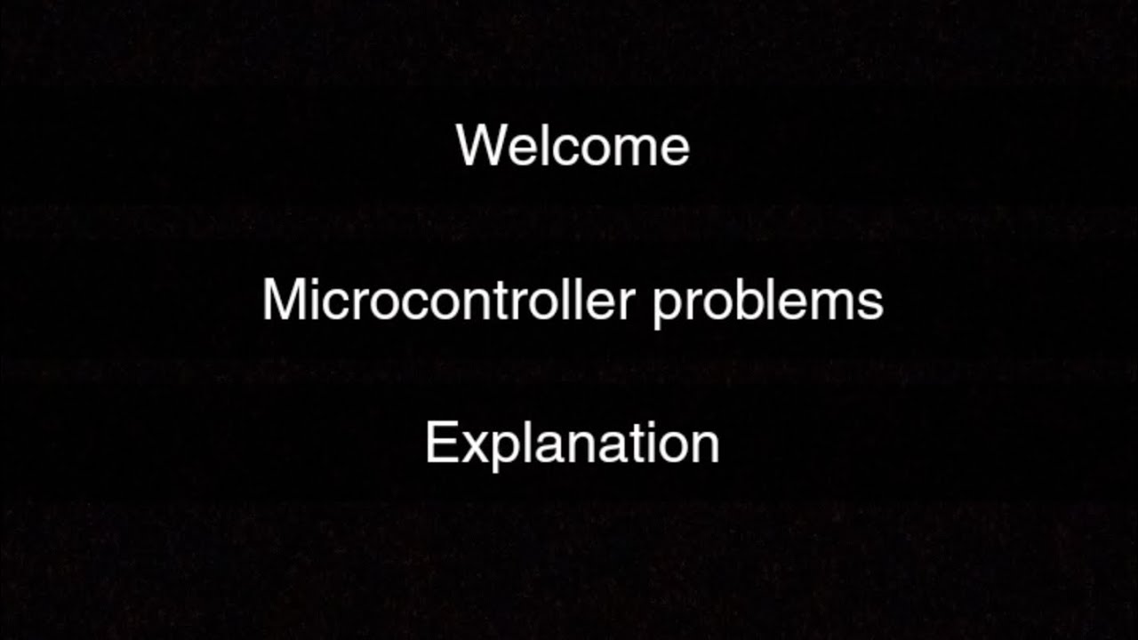 Microcontroller Assignment problem Explanation