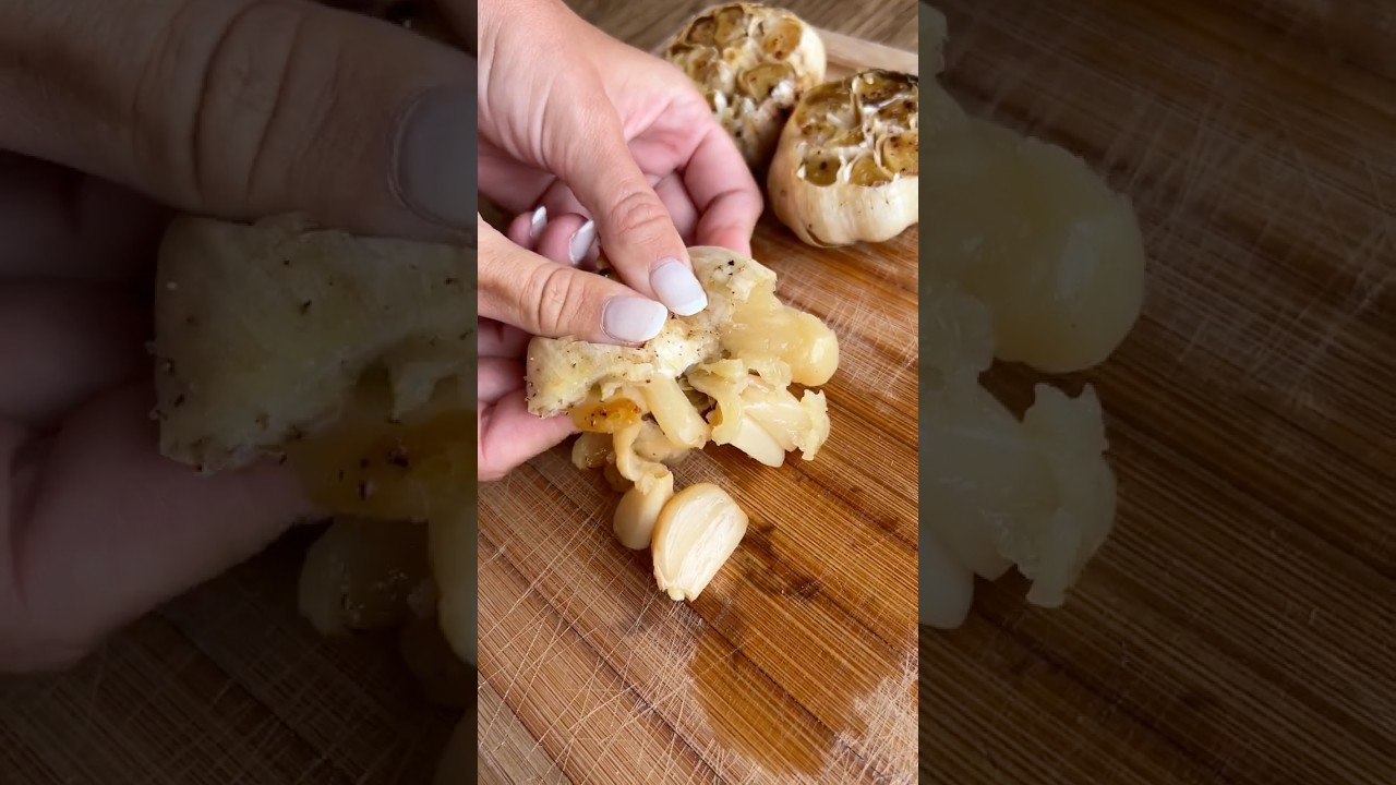 The easiest roasted garlic hack