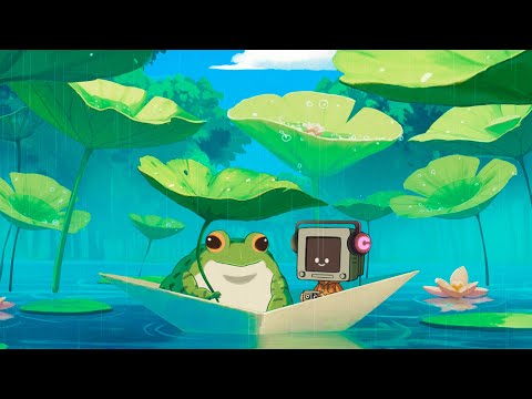 βοΈ under the lotus rain β rainy chillhop for study/work πΈ