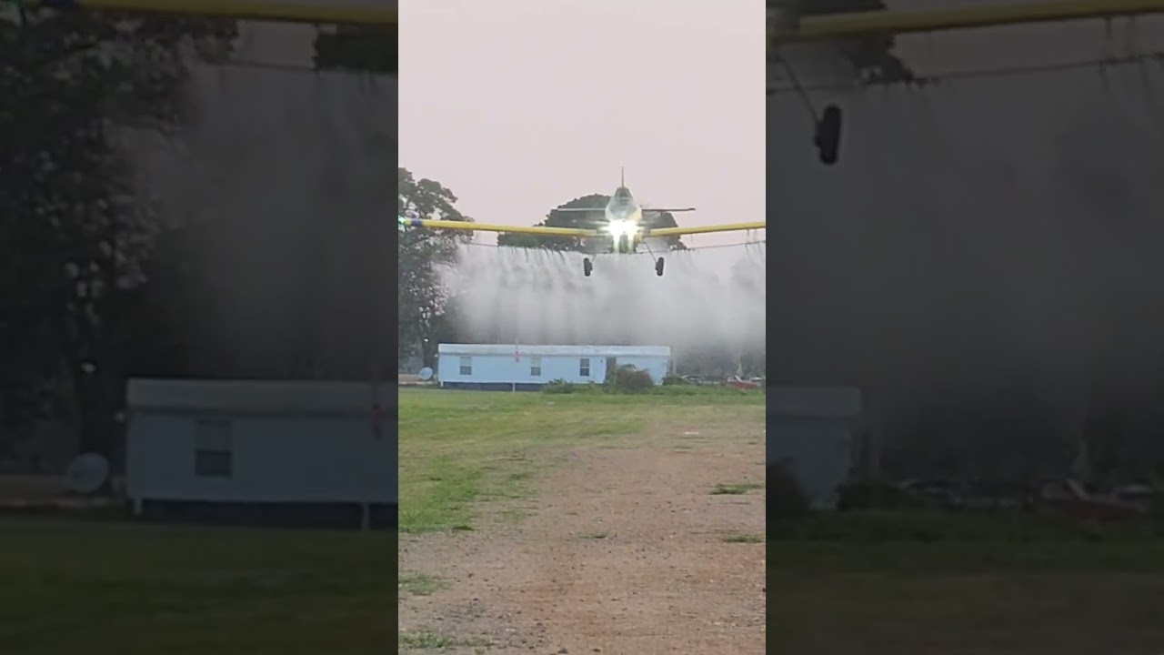 Crop Duster Checking His Spray #cropdusterpete #cropduster #planes #aviation #pilot #subscribers