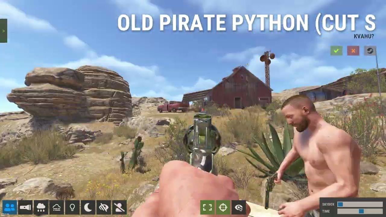 Rust Old Pirate Python - Python Skin (No Glow)