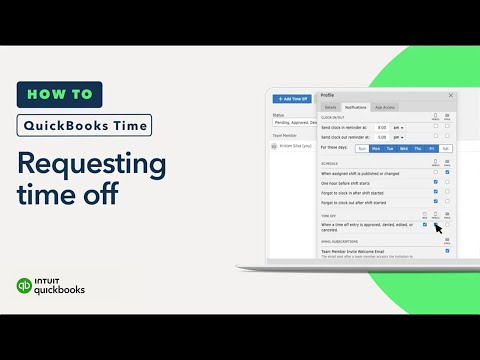 How to request time off in QuickBooks Time