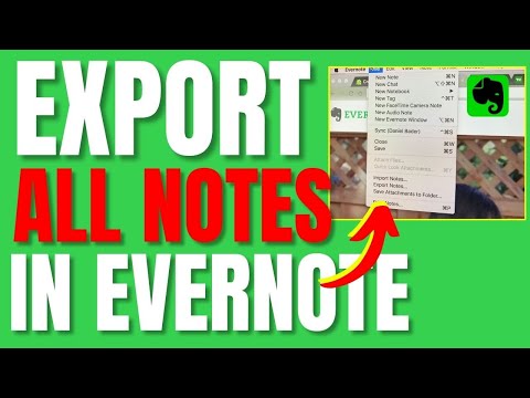 How to Export Notes from Evernote (2024)