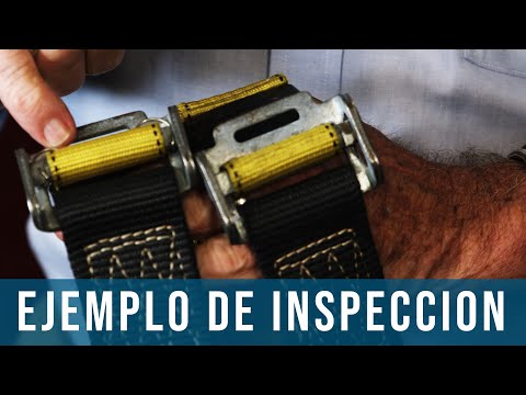 EJEMPLO DE INSPECCION | Equipment Inspection, OSHA Fall Protection Training - in Spanish