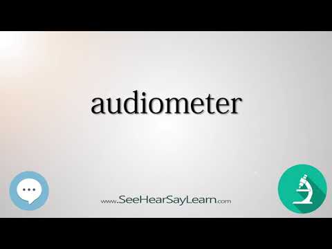 audiometer Scientific Instrumentation 🔊