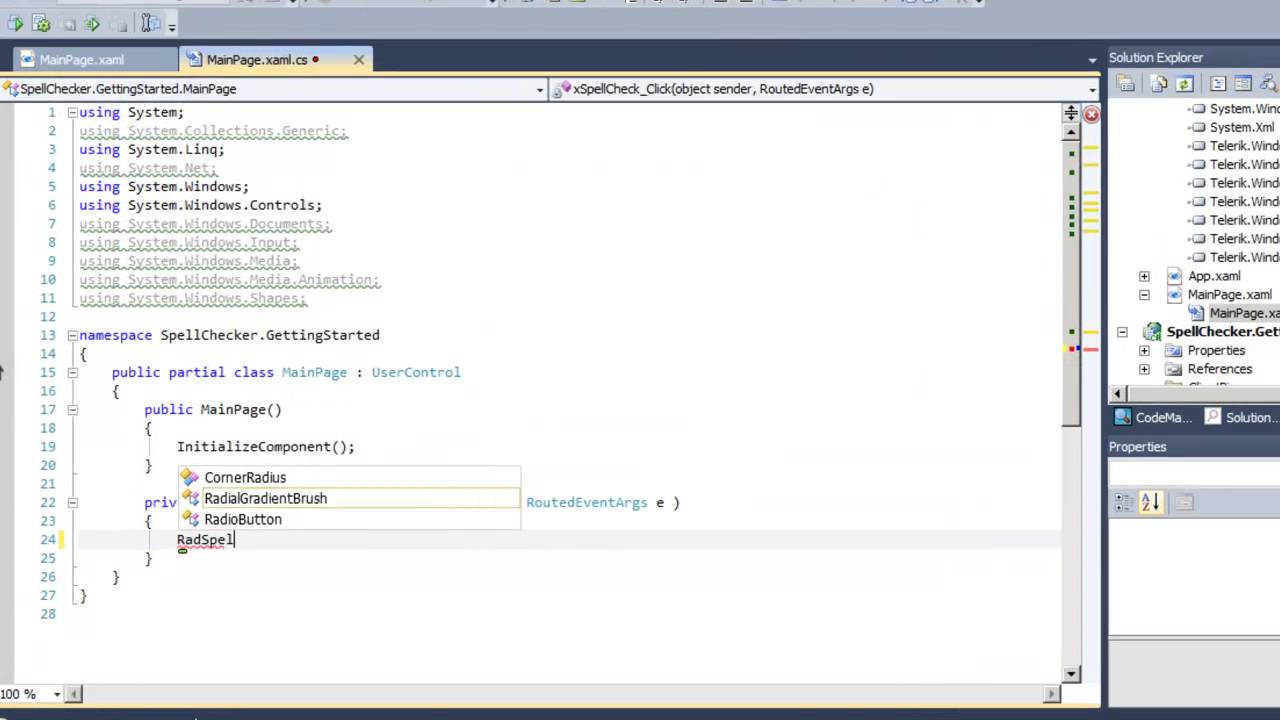 Getting Started with SpellChecker