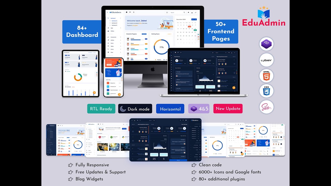 Eduadmin RTL Bootstrap 5 Admin Dashboard