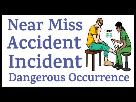 Near miss / Accident / Incident / Dangerous Occurrence || Accident Vs Incident Vs Near miss | Safety