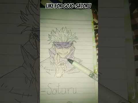 Gojo-gojo-satoru.gif Manga Jujutsu kaisen drawing