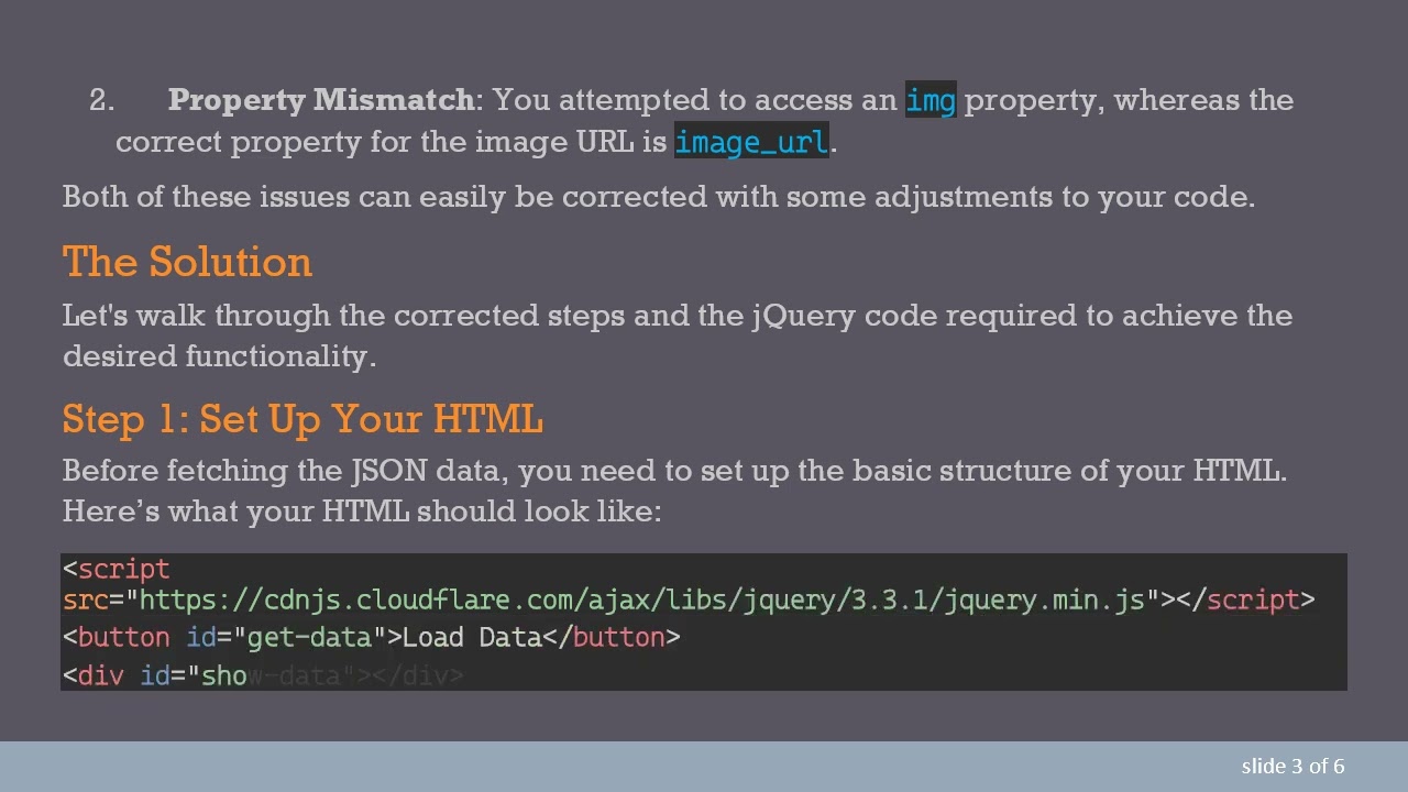 How to Load Data from a JSON Service and Create Dynamic HTML with jQuery