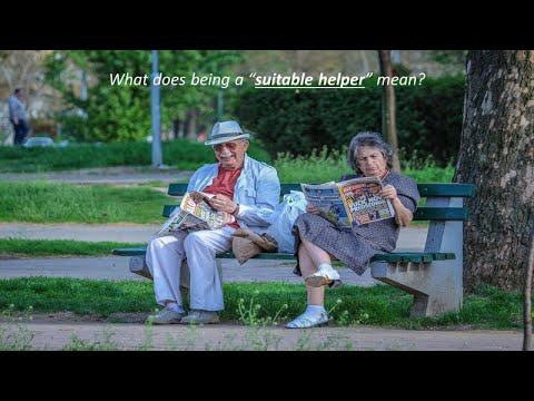 What does it mean to be a" Suitable Helper"?