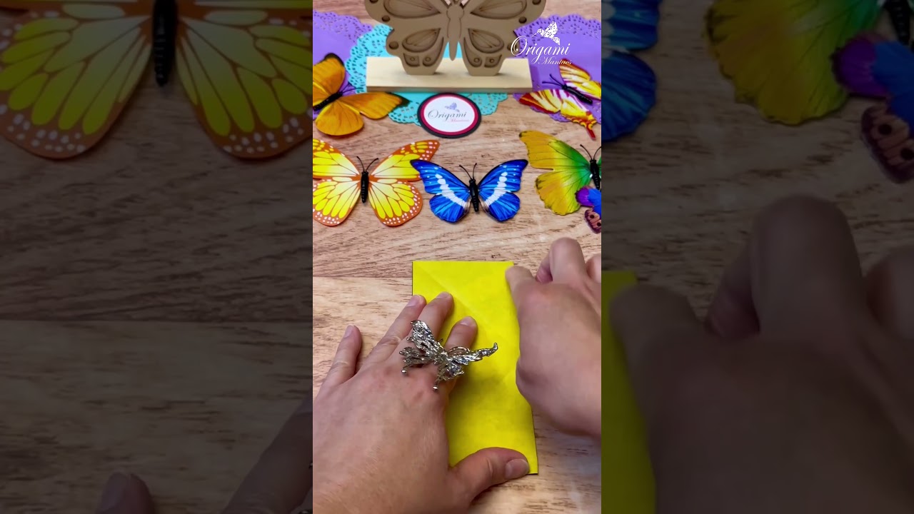 Beautiful and Easy Origami Butterfly.