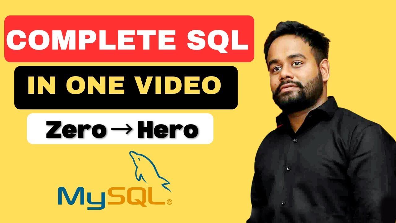 Master Complete SQL in One Video using MySQL | SQL Tutorial Basic to Advance in Hindi