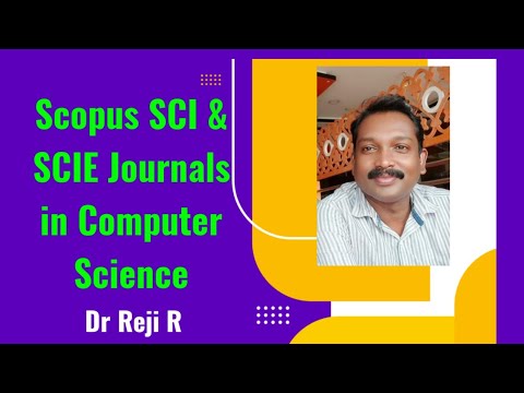 Scopus SCI and SCIE Journals in Computer Science