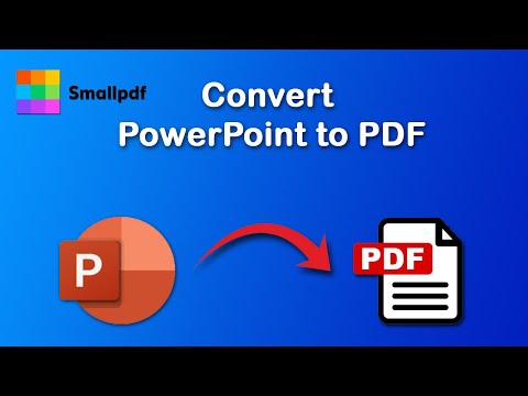 How to convert PowerPoint to PDF in smallpdf free online