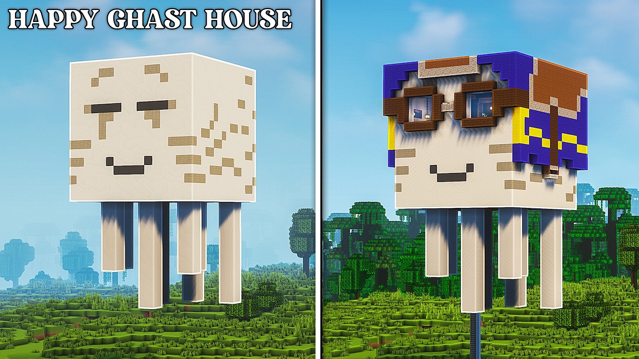 How To Build A Happy Ghast House In Minecraft 1.21 || #1 || Minecraft ...