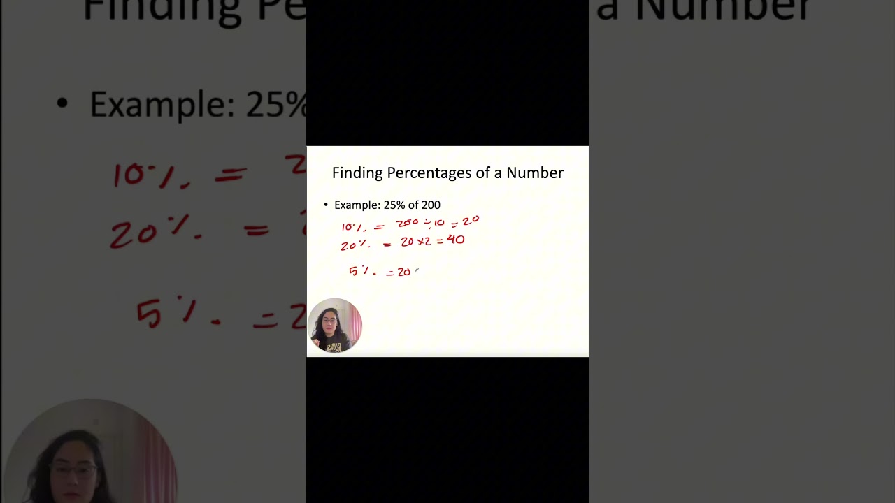 How to Find 25% of a Number Easily | Percentage Calculation Made Simple!