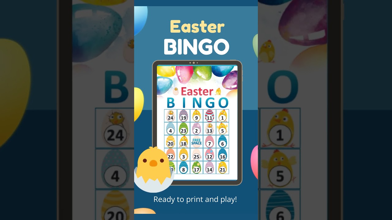 Printable Easter BINGO game