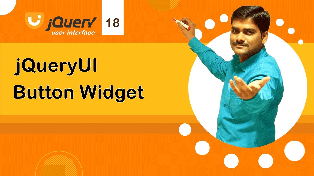 jQuery UI Button Widget - jQuery UI Tutorial 18 🚀