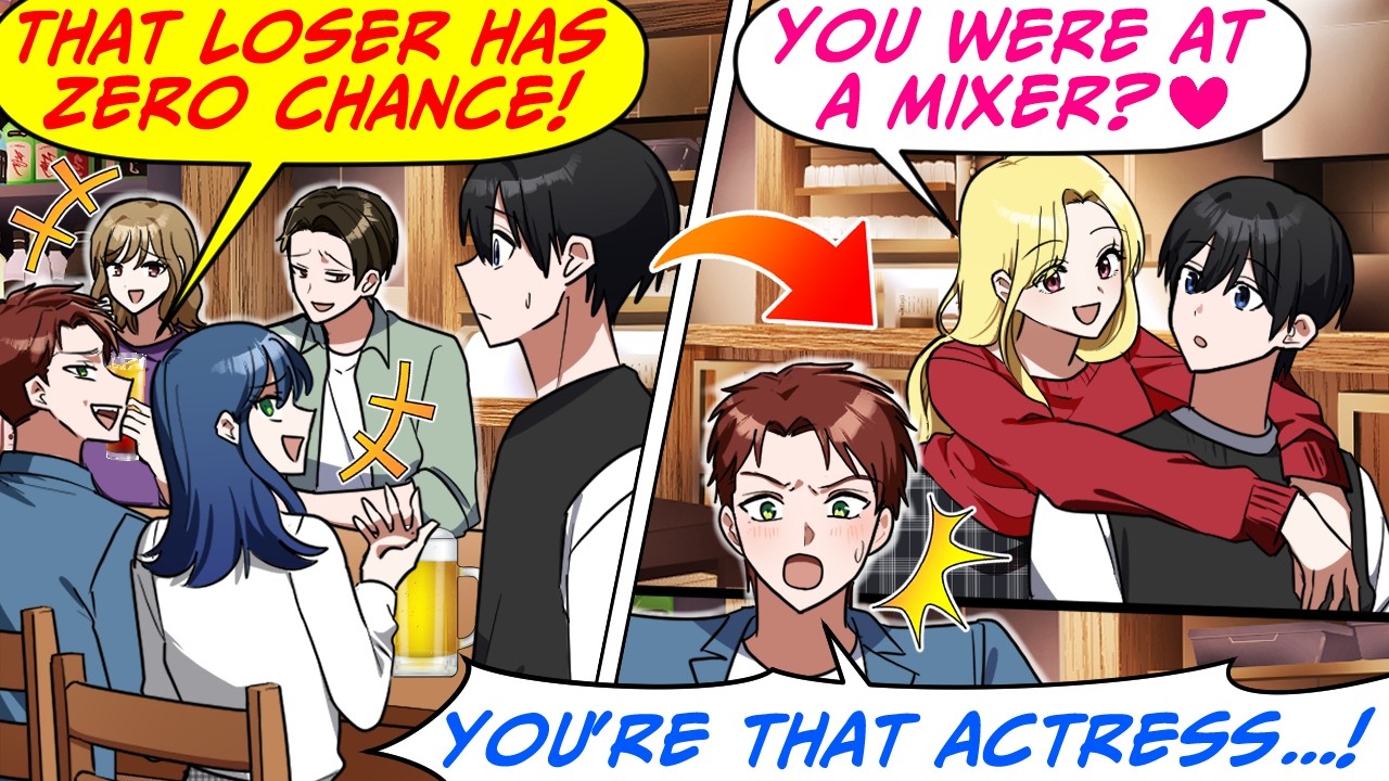 I Was at the Mixer to Make Up the Numbers! Then, I Saw My Cute Childhood Friend…[RomCom Manga Dub]