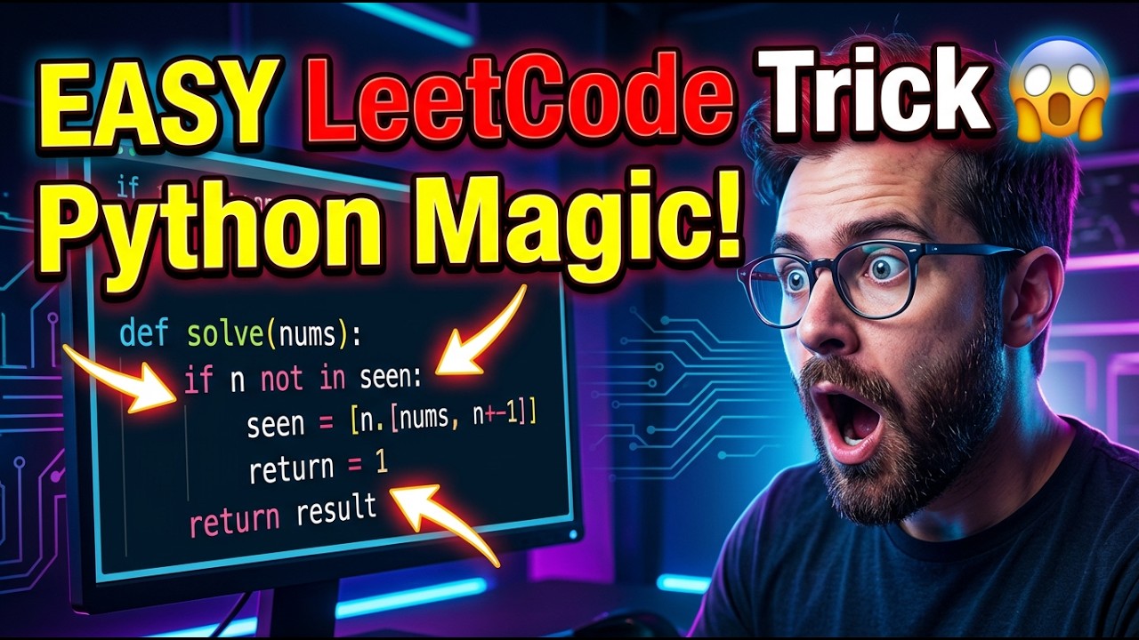 Most Asked Interview Question 😱 | Two Sum in Python | LeetCode #1