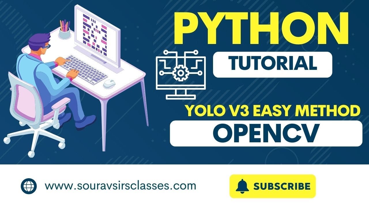 YOLO V3 Easy Method with OpenCV Python | Object Detection #OpenCV #Python #AI #MachineLearning