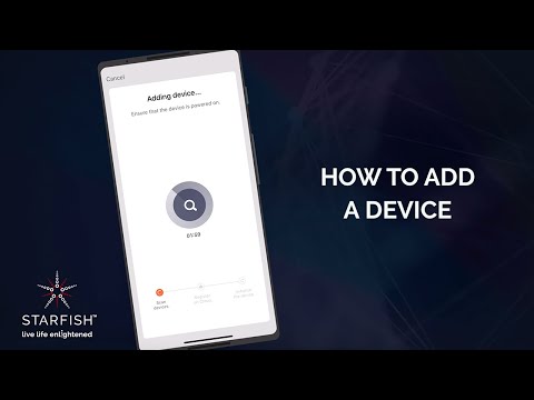 STARFISH Smart Lighting: Adding A Device