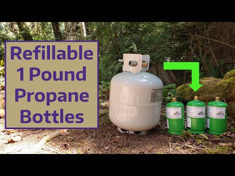 Refillable 1 Pound Propane Bottles