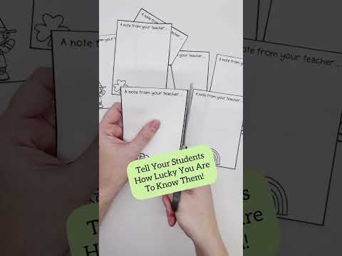 Free St. Patrick’s Day Writing Paper For Kindergarten And First Grade #literacycenters #iteach1st