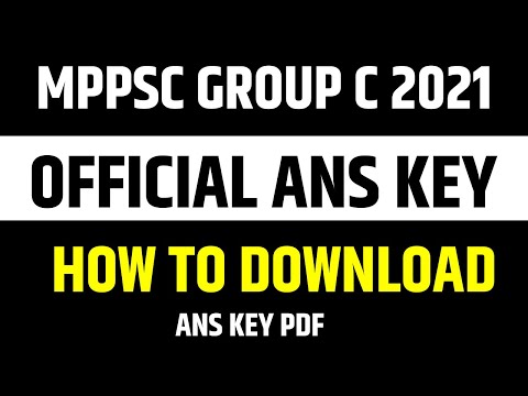 MPSC Group C Official Answer Key 2021 | How to download, MPSC Group C Ans Key PDF