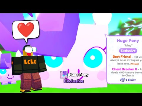 i LOVE the FIRST My Little PONY in Pet Simulator X