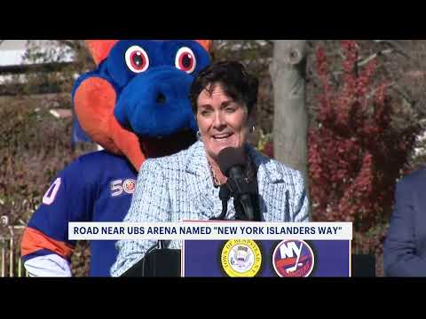 Road near UBS Arena renamed in honor of New York Islanders