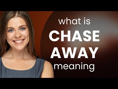 Chase away | CHASE AWAY meaning