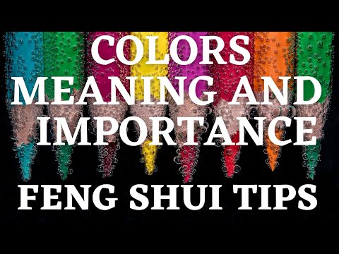 Purple,Violet, Red,Green,Yellow,Blue and Black colors meaning and significance | Fengshui tips.