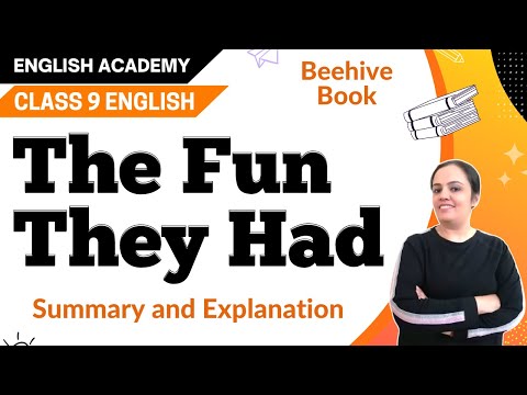 NCERT Solutions for Class 9 English Beehive Chapter 1 The Fun They Had ...