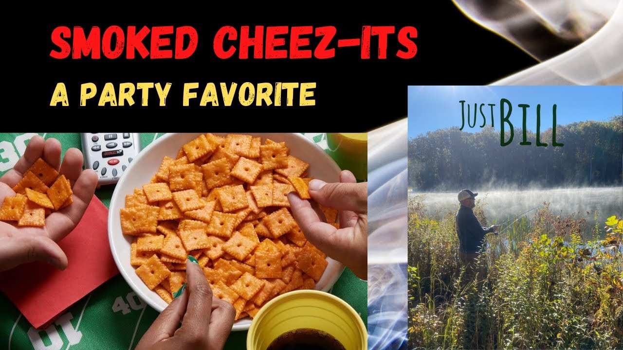 Smoked Cheez-Its, Easy How-To-Recipe, I would use the original Cheez-Its not the Grooves