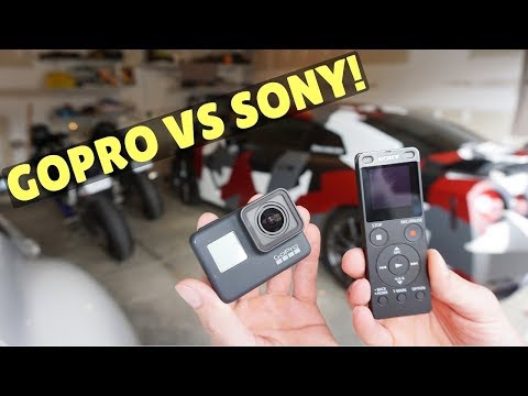 Sony Voice Recorder VS GoPro Hero 7 Black External Microphone TEST!