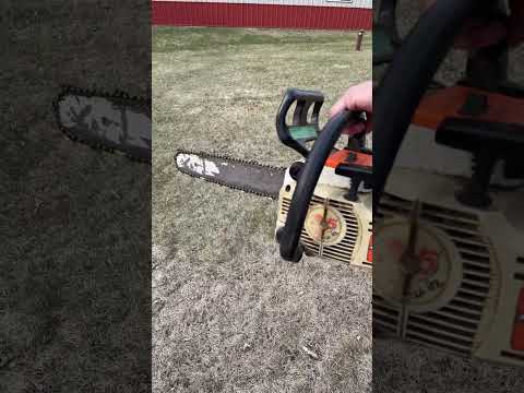STIHL 011 AVT Electric Quickstop Chainsaw #stihl #chainsaw #vintage