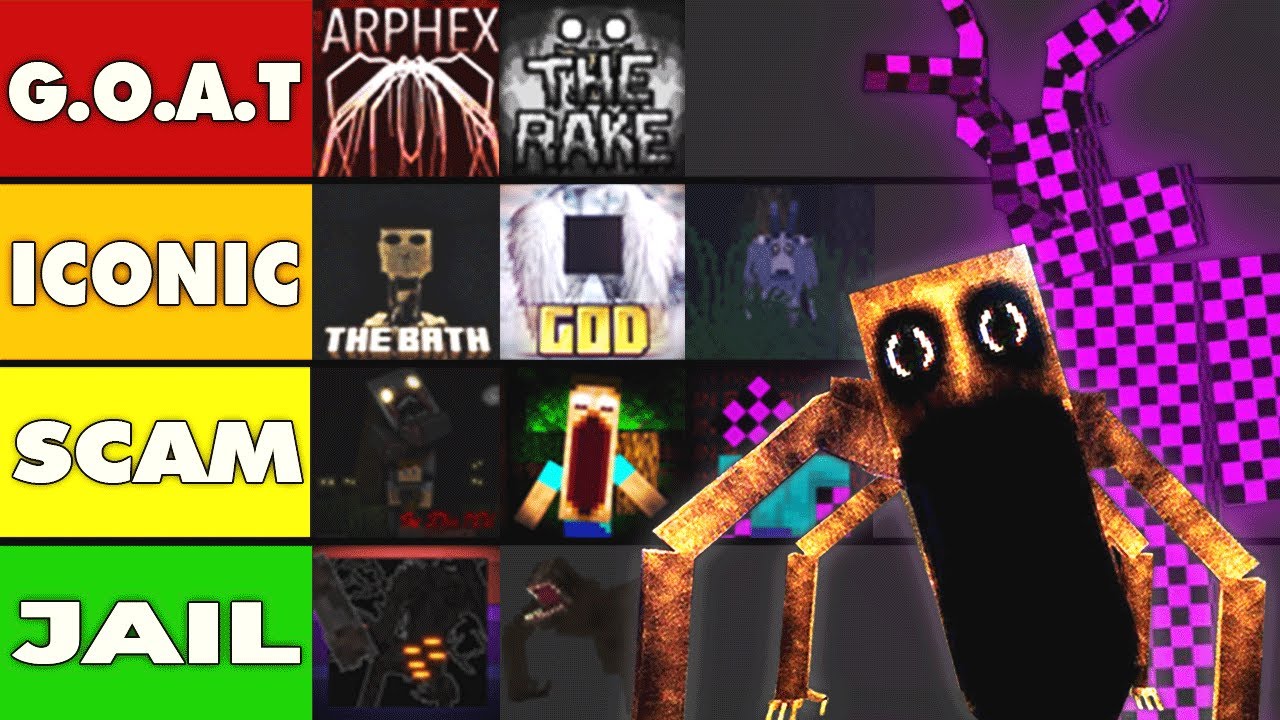 Ranking EVERY Single Minecraft Horror Mod (Tier List)