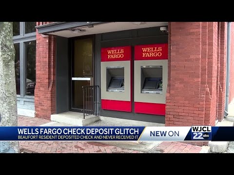 Wells Fargo check deposit glitch