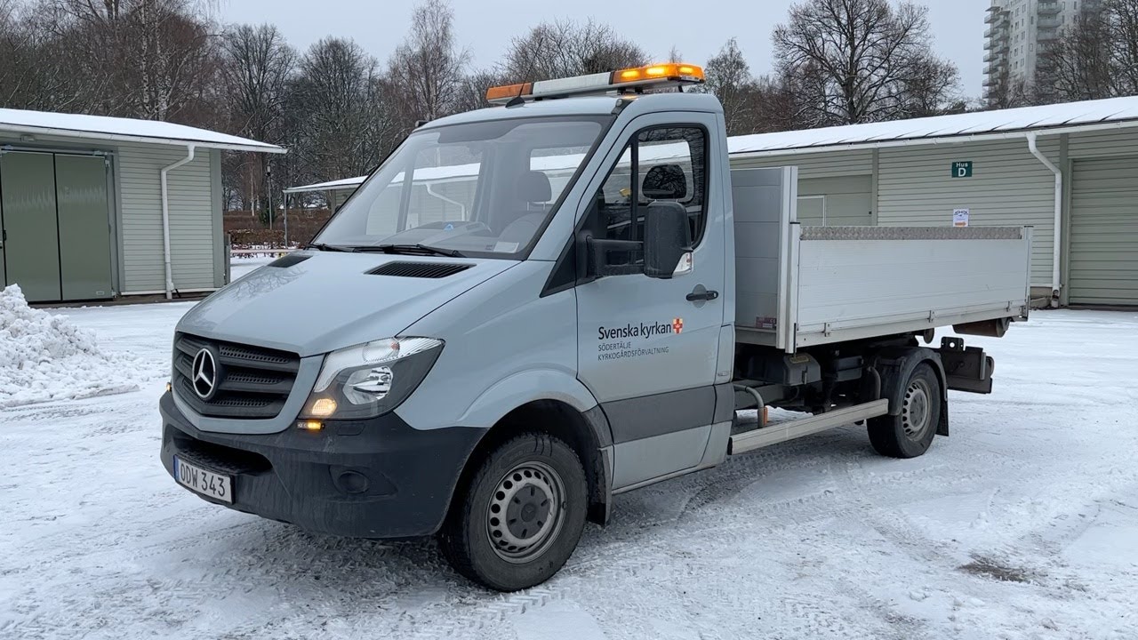 Lätt Lastbil Mercedes-Benz Sprinter, Södertälje, Klaravik au
