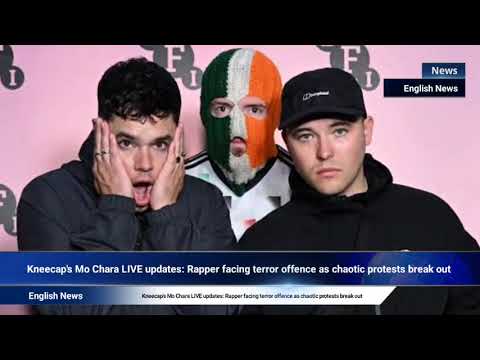 Kneecap's Mo Chara LIVE updates: Rapper facing terror offence as chaotic protests break out