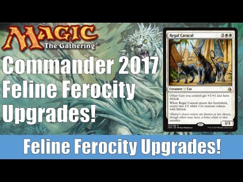 MTG Commander 2017 Feline Ferocity Upgrades!