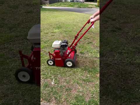 First time dethatching a yard and it worked great! Next up core aeration!