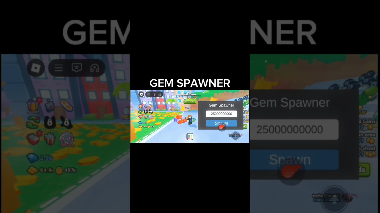 GEM SPAWNER SCRIPT Pet Simulator 99! 💢 #roblox #shorts #fyp #petsimulator99 #codex #robloxfyp