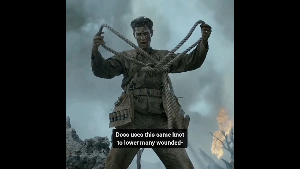 The Real Knot That Desmond Doss Used in Hacksaw Ridge - #shorts #short